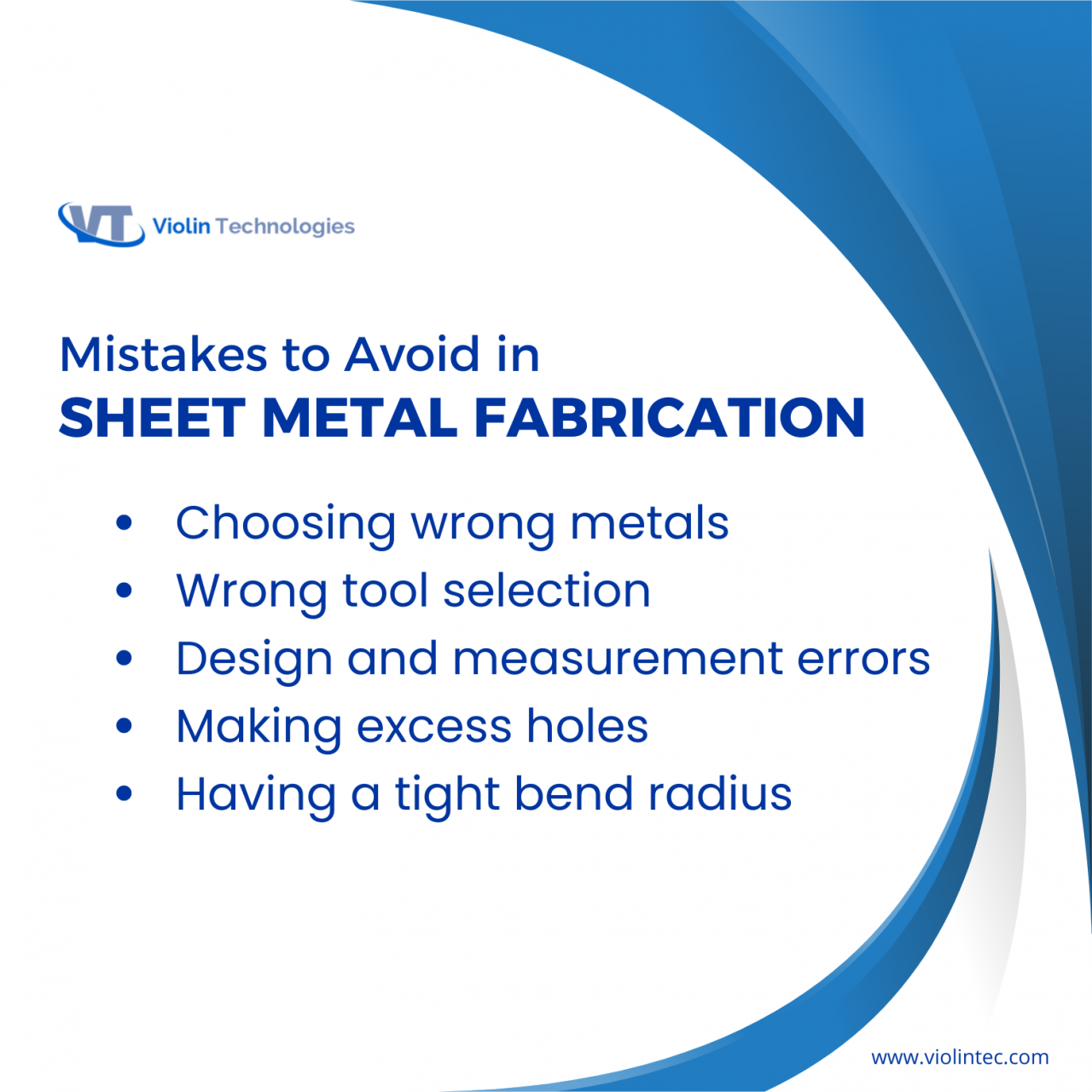 5 Mistakes To Avoid In Sheet Metal Fabrication