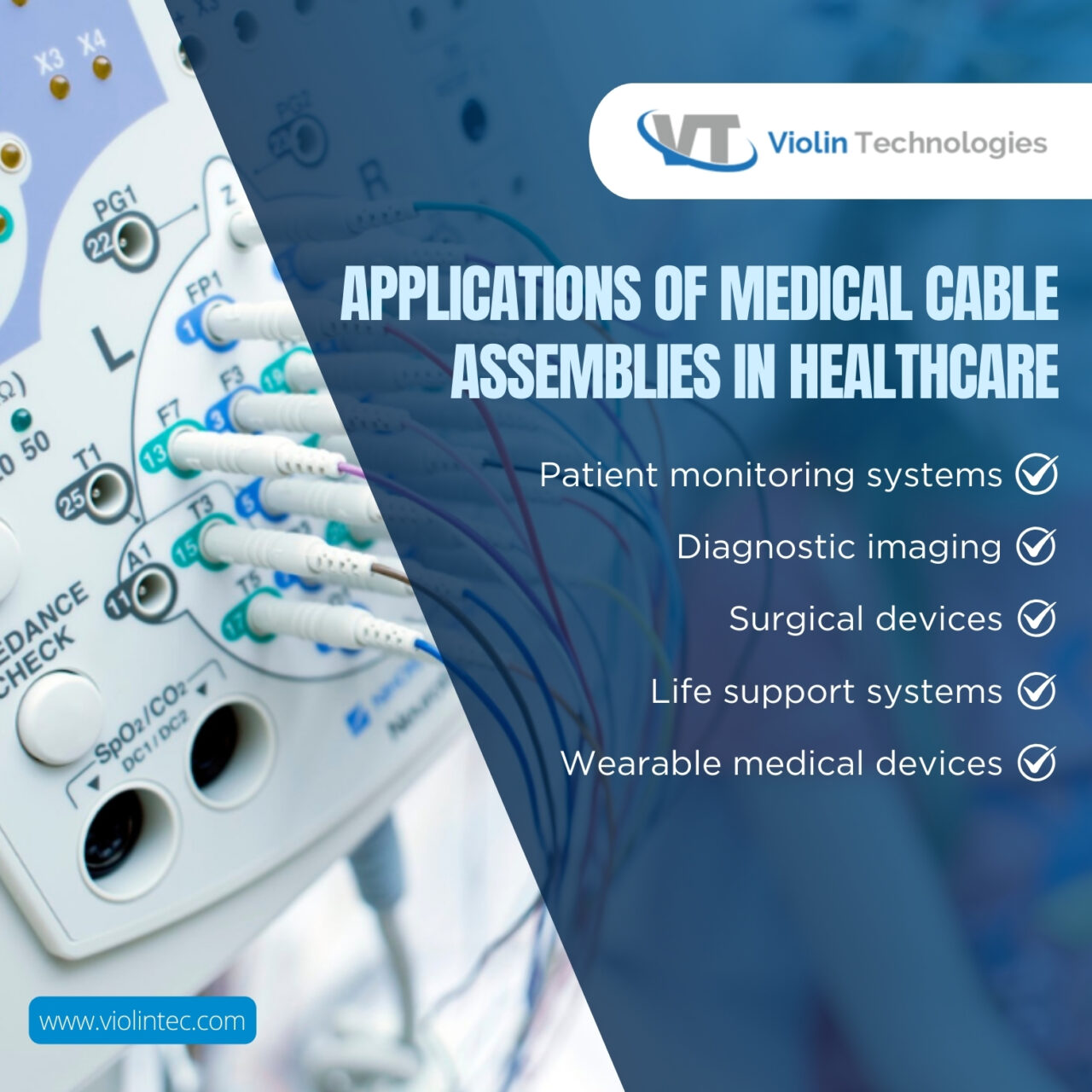 Applications of Medical Cable Assemblies In Healthcare