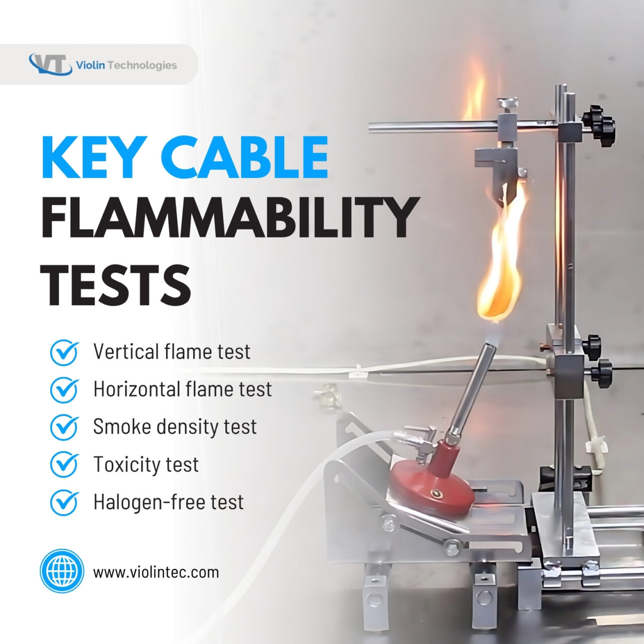 Key Cable Flammability Test Explained