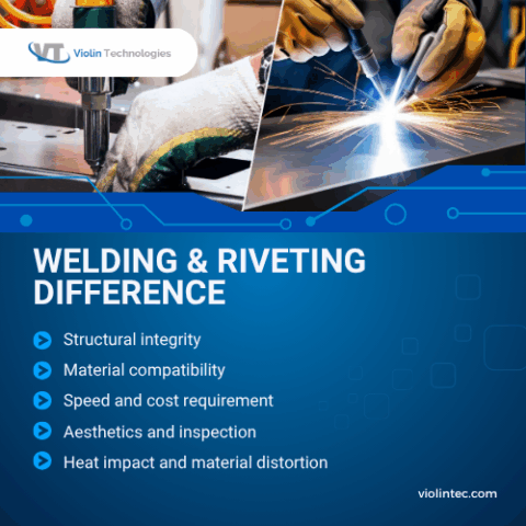 Welding vs. Riveting: Best Sheet Metal Joining Method