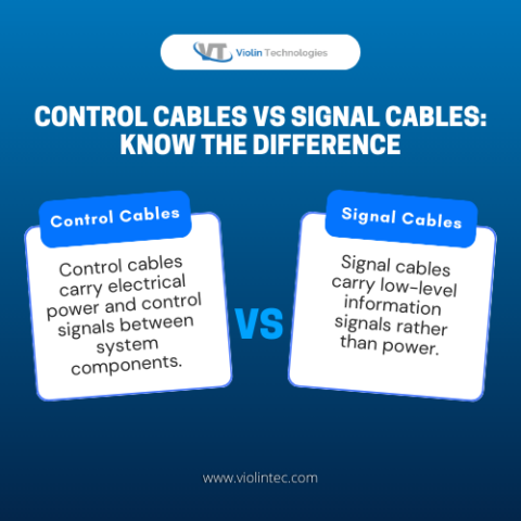 Control Cables vs Signal Cables: Key Differences Explained